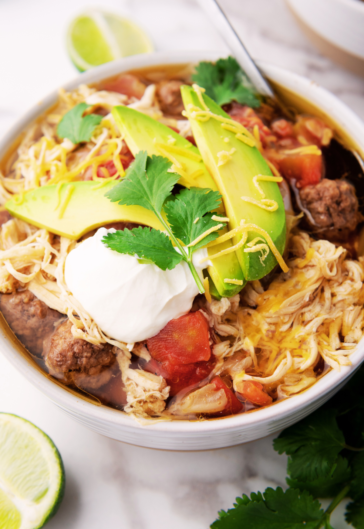 Slow Cooker Taco Soup - From Ice Cream to Steak